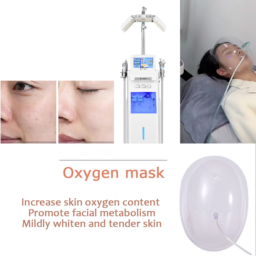 14IN1 Water Oxygen Facial Jet Peel Dermabrasion Machine Skin Rejuvenate ...