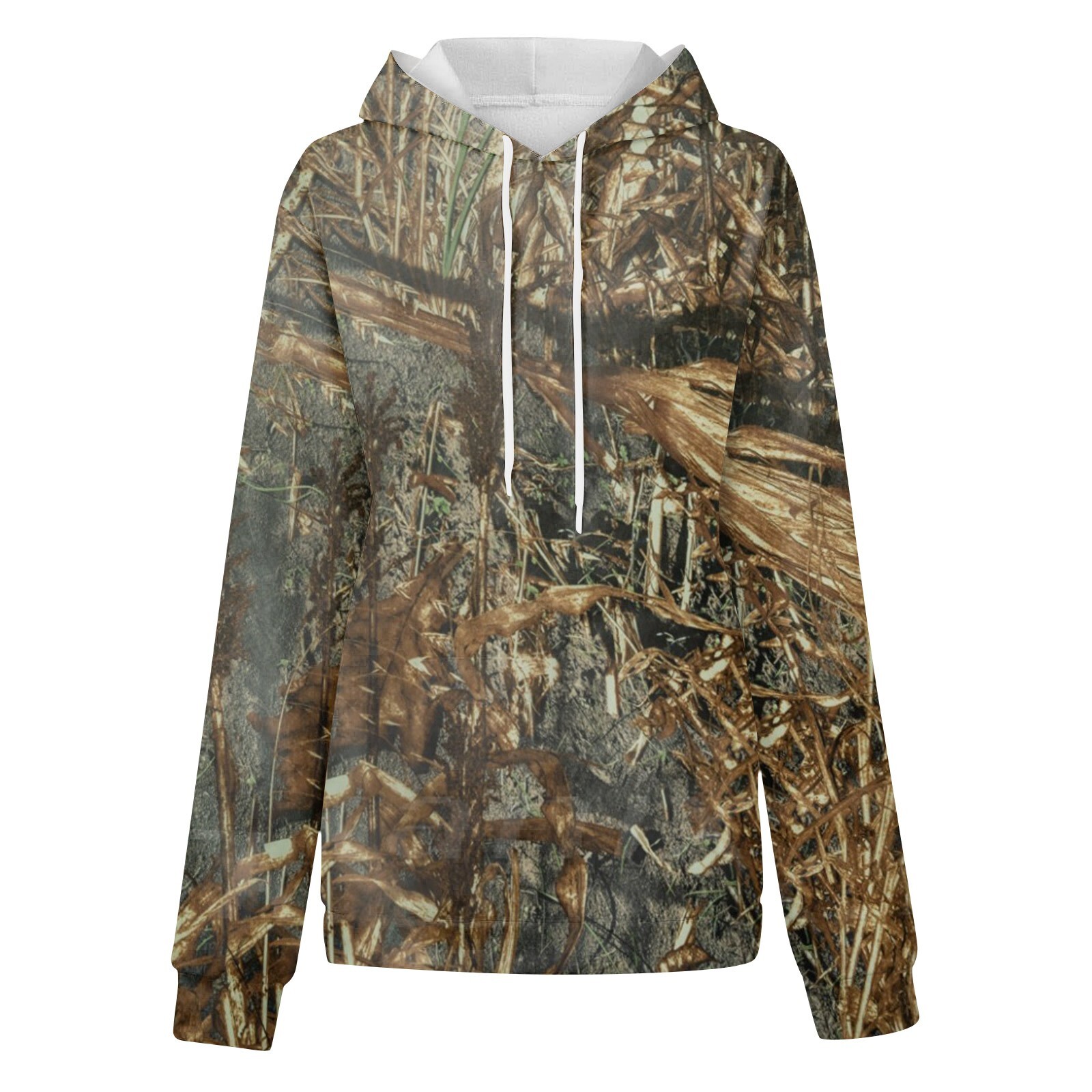 Womens Camouflage Hoodies Fleece Sweatshirts Long Sleeve Sweaters with ...