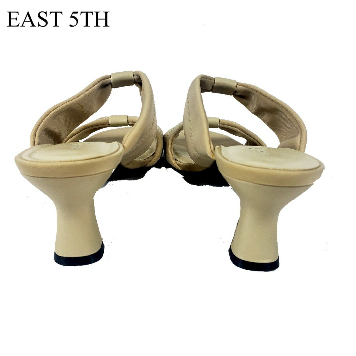 EAST 5TH WOMENS NATALIE BONE HEELED SLIP ON SHOES SIZE US 9.5M | eBay