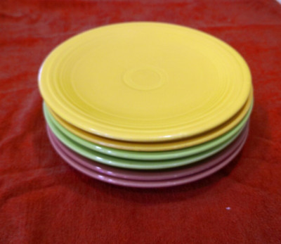 FIESTAWARE Dinner Plates HLC Fiesta 6 Plates | eBay