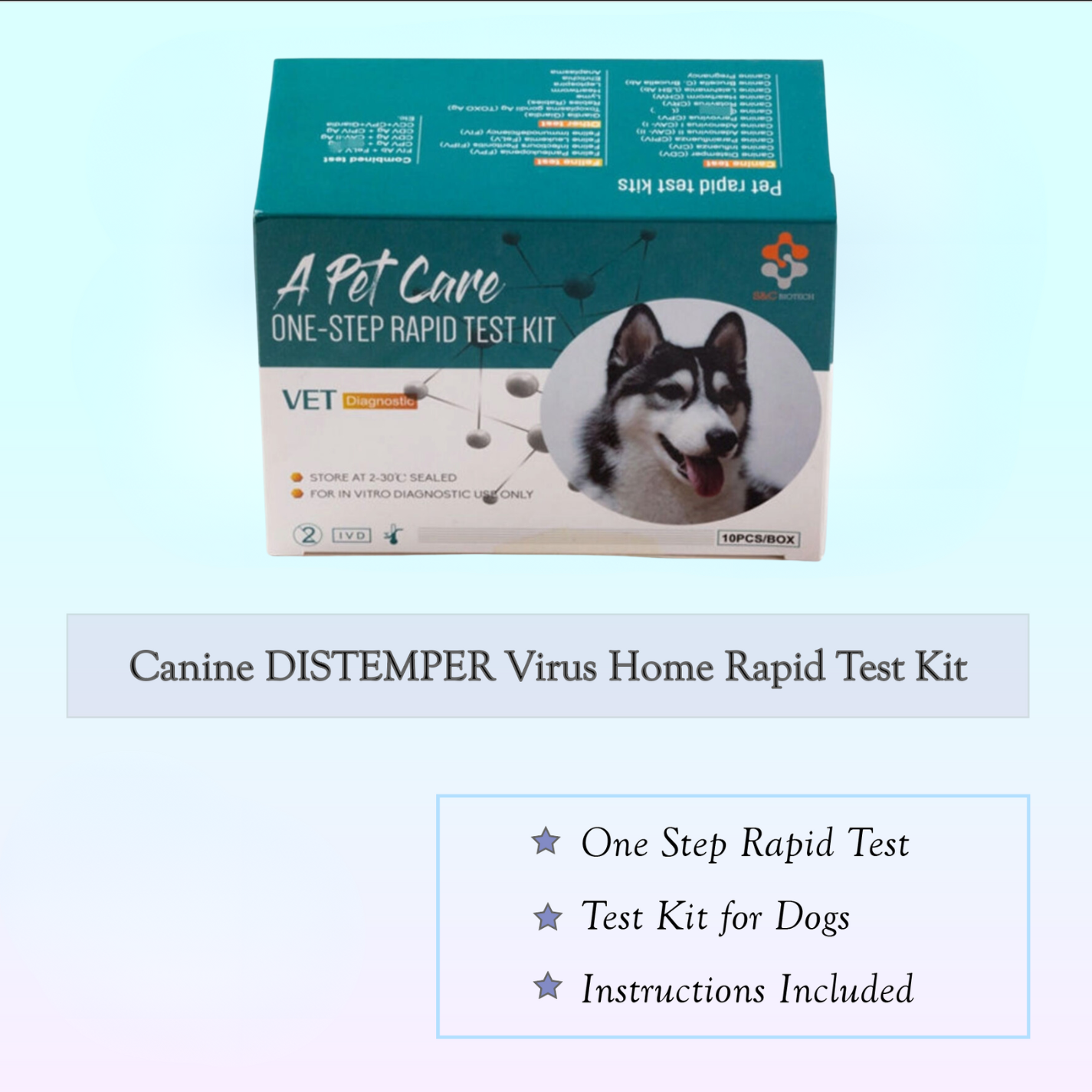 CDV - Canine Dog Distemper Test Kits - Pack 500 | eBay