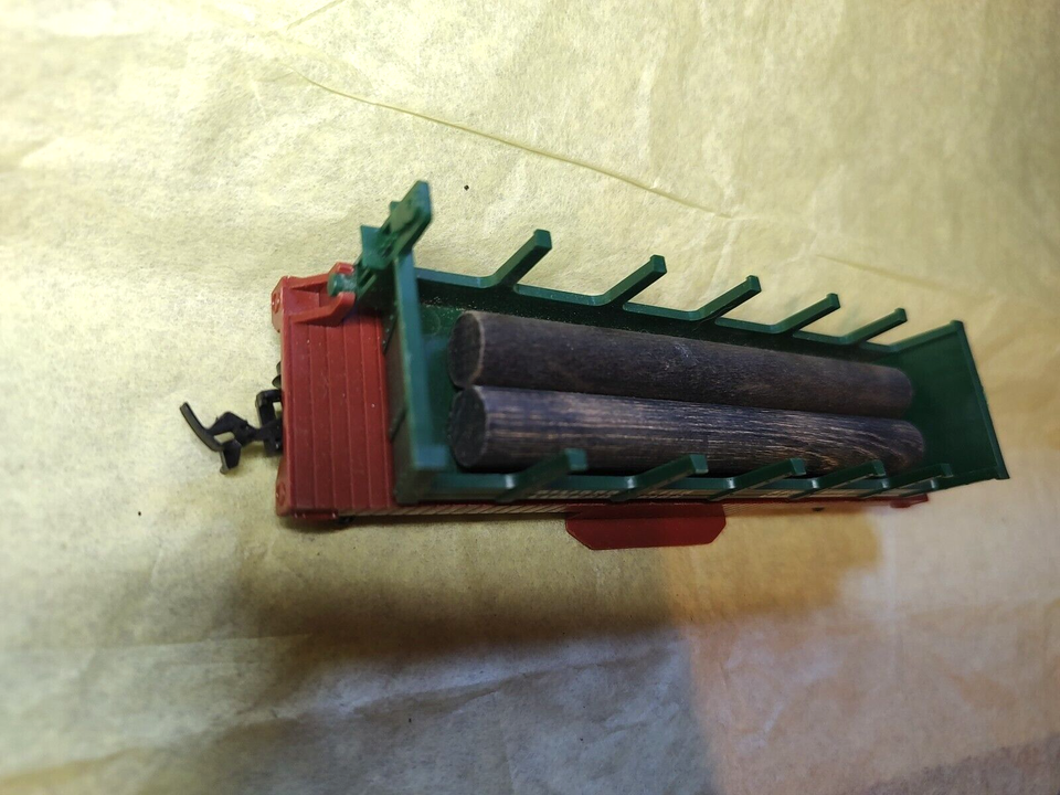 Ho Scale Timber Line Saw Mill Log Car With Dump #2 As Pictured | eBay