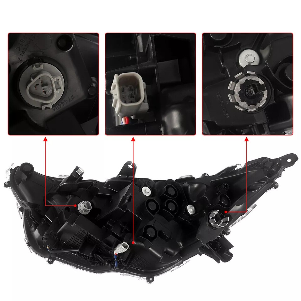 Headlight Halogen W/LED DRL Right Side 811100R350 For 2022-2024 Toyota ...