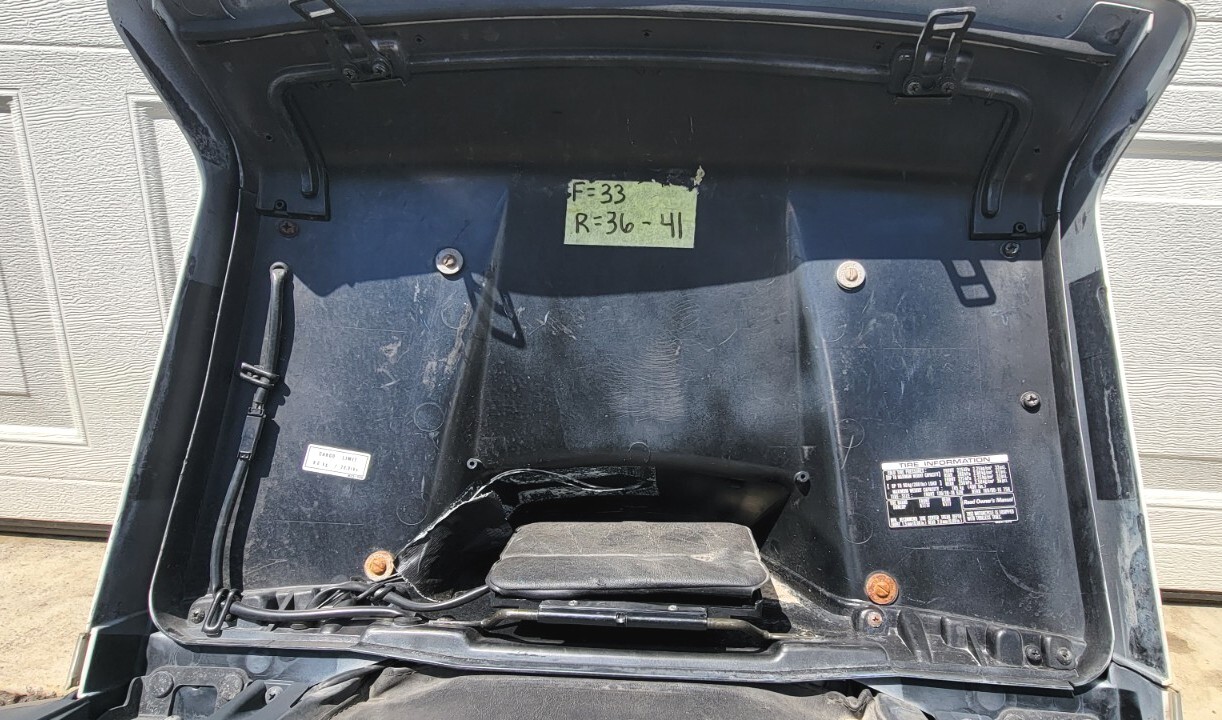 1991-2000 HONDA GL1500 GOLD WING TRUNK COVER/ LID SPEAKERS CARGO RACK ...