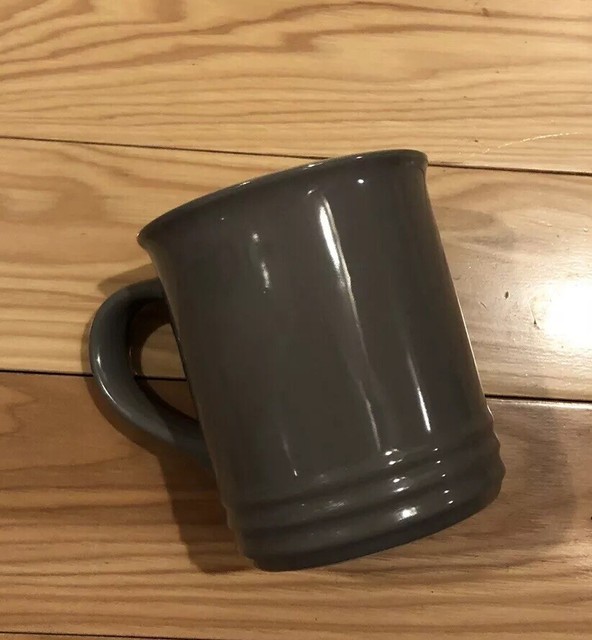 Two Gris Gray Coffee Mugs 12 Ounce With Tags - Le Creuset for sale ...