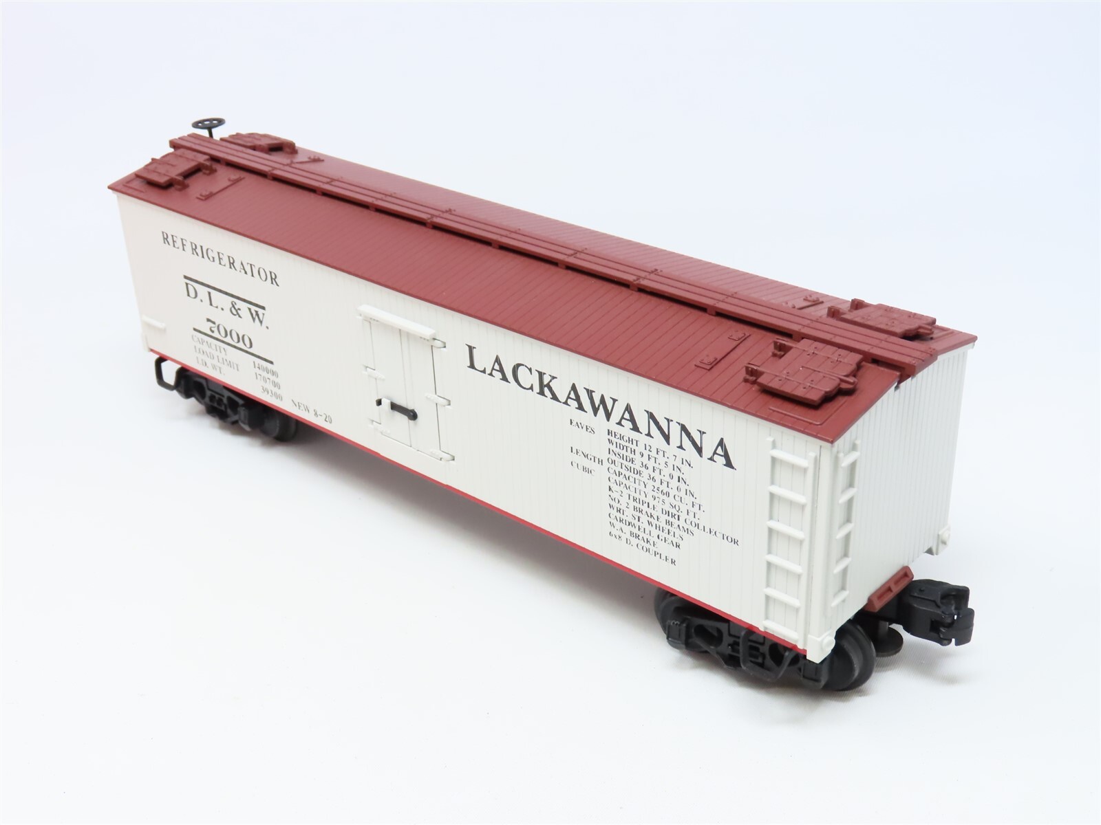 O Gauge 3-Rail Lionel 6-51301 DL&W Lackawanna Wooden Reefer #7000 | eBay