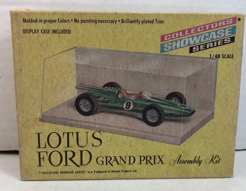 Rare Jimmy Clark 1/48 Lotus Ford Grand Prix Renwal Assembly Kit 1966 ...