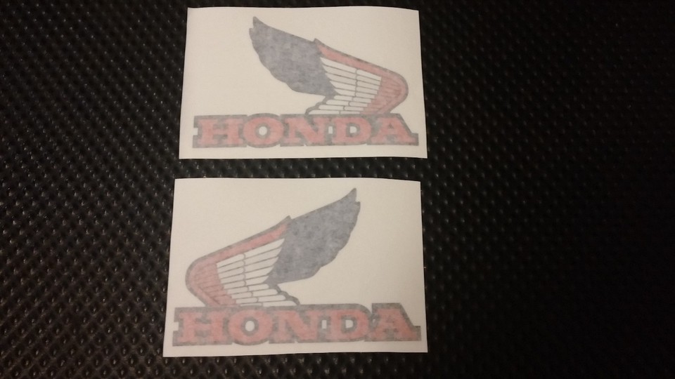 1985 Honda ATC350X 85 ATC 350X 3 Wheeler. Right & Left Gas Tank Decals ...