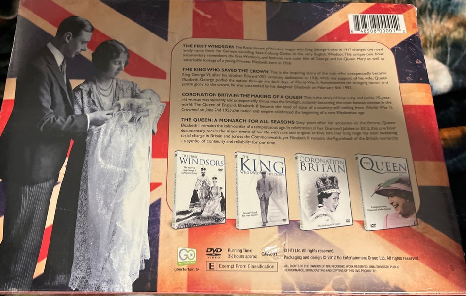 The Queen - 60 Glorious Years Diamond Jubliee 4-DVD Collection 2012 New ...
