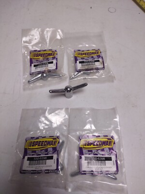 Speedway Motors Chrome Custom Air Cleaner Wing Winged Nut 5pc | Private ...