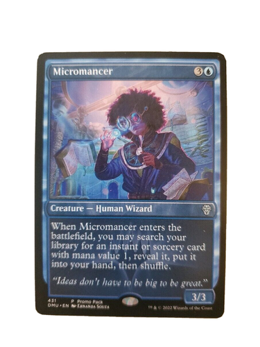 1x Micromancer Promo Non-FOIL MTG Magic the Gathering Dominaria United ...