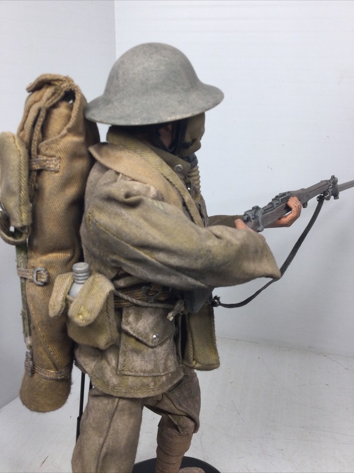 1/6 HASBRO GI JOE US ARMY WW1 A.E.F. DOUGHBOY CHARGING FRANCE 1903 ...