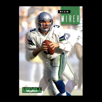Rick Mirer 1994 SkyBox Impact Seattle Seahawks #242 R327A 71 | eBay