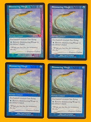 MTG SHIMMERING WINGS (Foil) (x4) Invasion (OldManMTG 011-779) | eBay