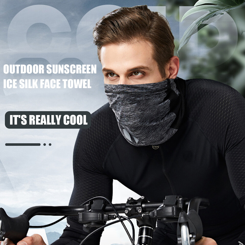 Summer Cycling Masks Breathable Sun Block Face Cover Outdoor Sports ...