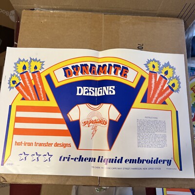 Tri Chem Hot Iron Transfers Book 0691 Dynamite Designs Pease Trucken UFO | eBay