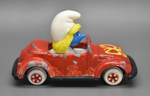 Smurfs Smurfette Smurf Vintage Diecast 3" Car Ertl 1982 | eBay