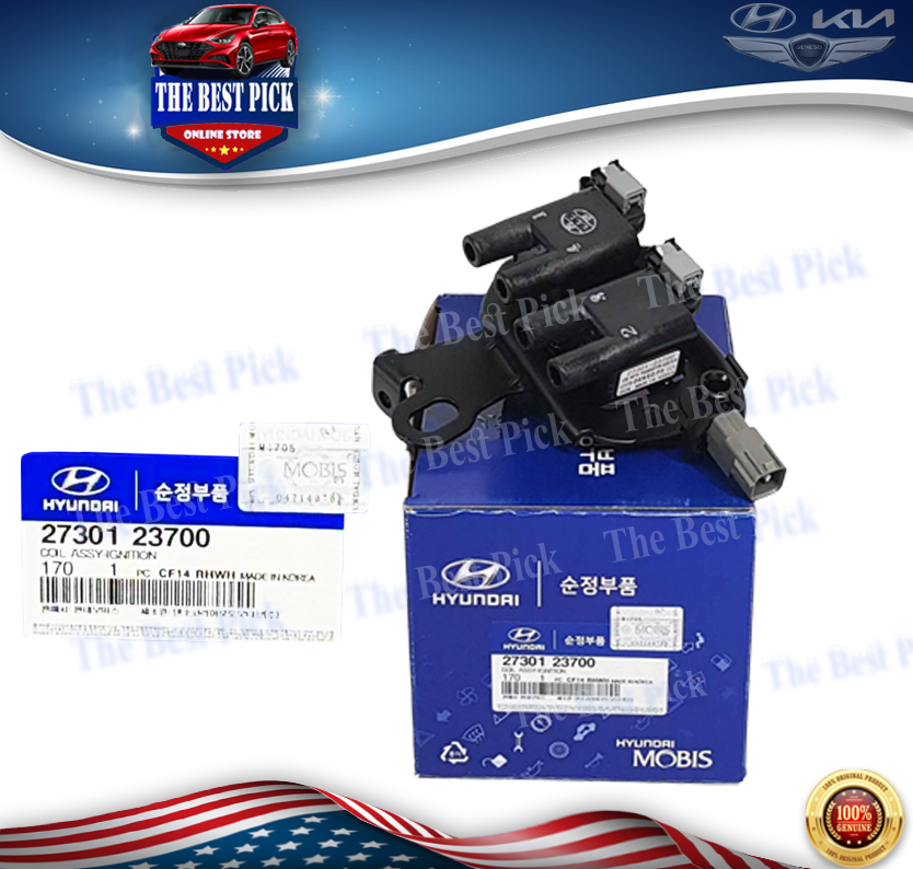 Fit 03-09 Elantra Tiburon Tucson Sportage 2.0L⭐GENUINE⭐ Ignition Coil ...