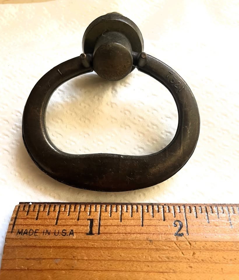 Vintage Drop Ring Pulls Single Hole lot of 25 Hardware | eBay