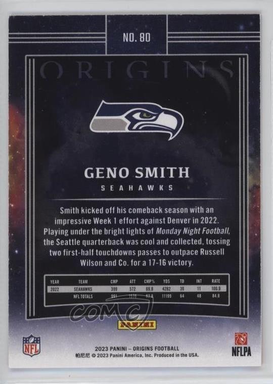 2023 Panini Origins Orange /125 Geno Smith #80 | eBay