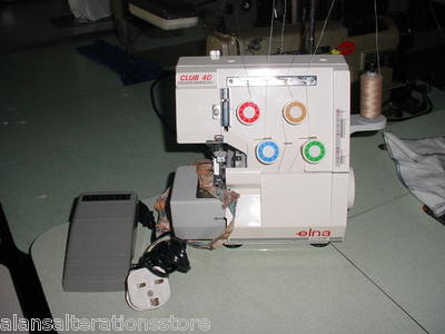 ELNA CLUB 4D ELECTRONIC OVERLOCKER MACHINE 3/4 THREAD | eBay UK