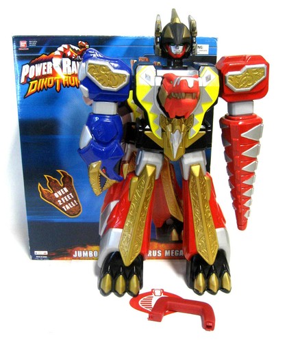 Power Rangers Jumbo Action Figure Dino Thunder Thundersaurs Megazord w ...