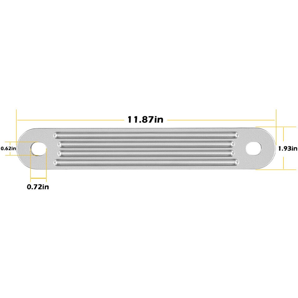 TSP-1 Marine Transom Support Plate & TSP-2DP Support Plate 12" x 2 ...
