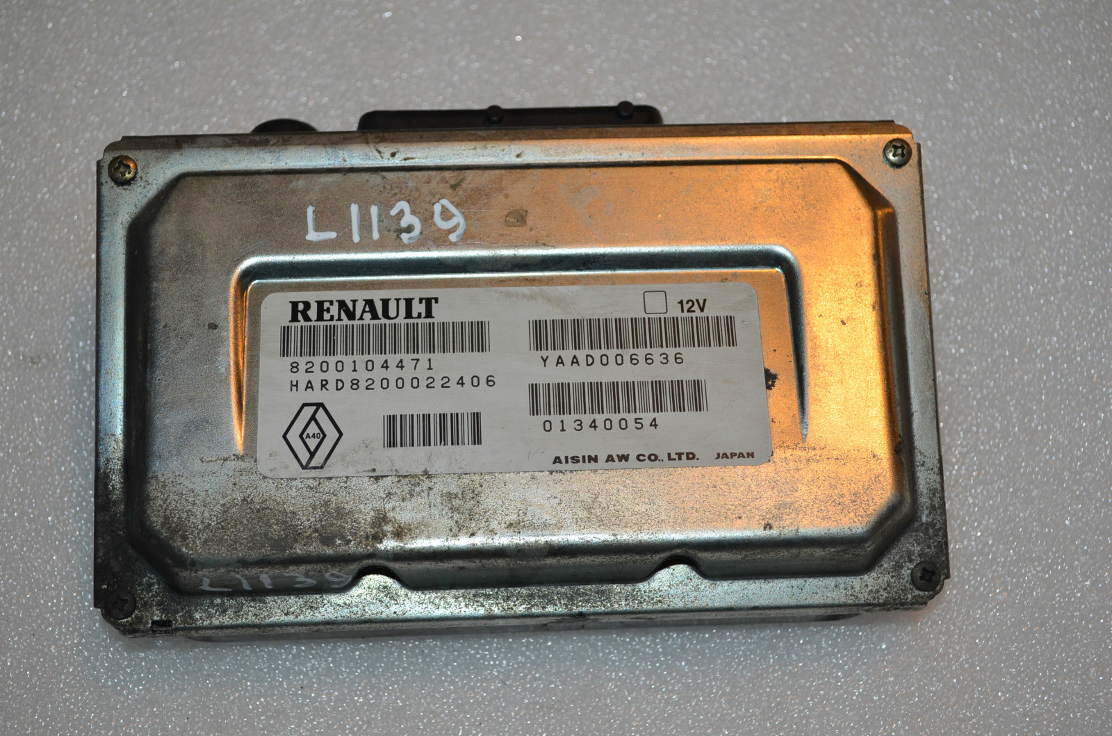 L-1139 RENAULT GEARBOX CONTROL UNIT ECU 8200104471 / 8200022406 | eBay
