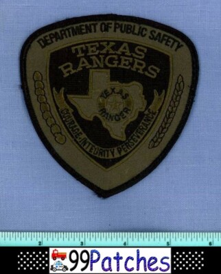 TEXAS RANGERS PUBLIC SAFETY * SWAT (Subdued) State Police Patch ...