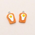 10Pcs Simulation Food Bread Toast Pendant Baking Hanging Food DIY ...