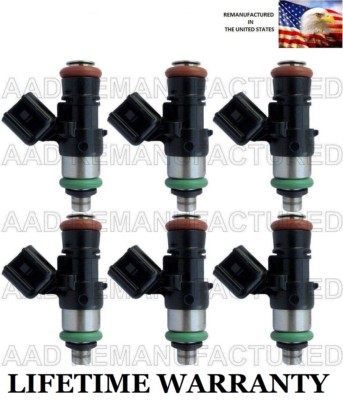 Set Of 6 NEW OEM Bosch (0280158189) Fuel Injectors for Ford Mazda ...