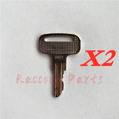 2pcs Fits JLG 2860030 Keys 9901 key 2860030 E2/E600/33RTS Scissor-Boom ...