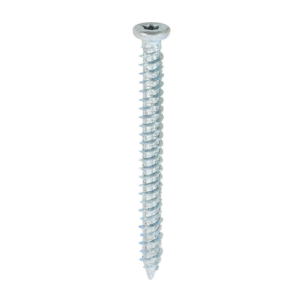 CONCRETE SCREW COUNTERSUNK ZINC FRAME WINDOW DOOR MULTIFIX MASONRY WOOD ...