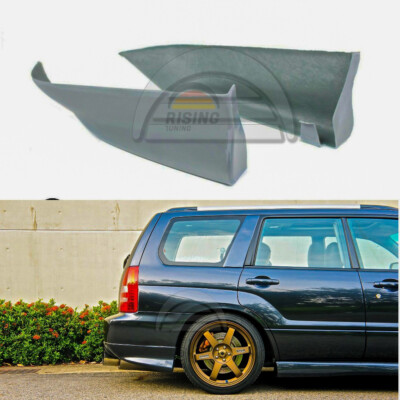 Rear fangs AERO for Subaru Forester SG S11 SG5 SG6 Bumper lip pads 2002 ...