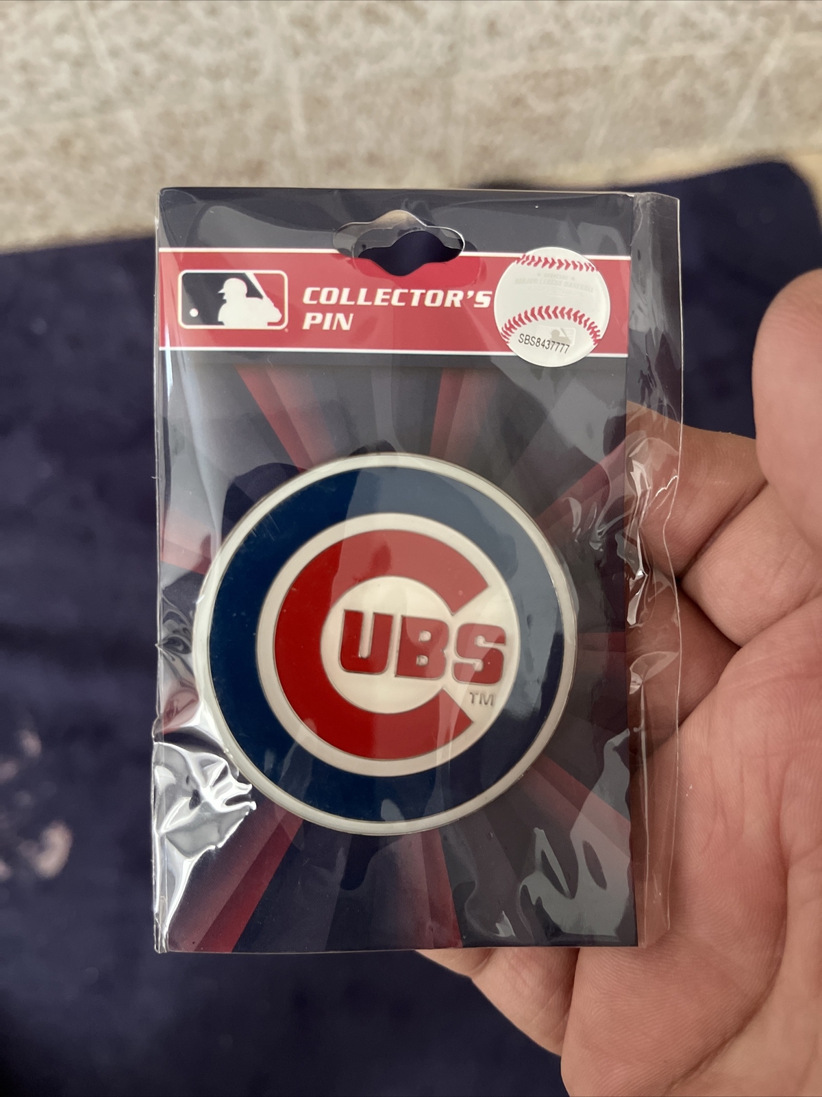 Chicago Cubs jumbo Size Lapel Pin MLB | eBay