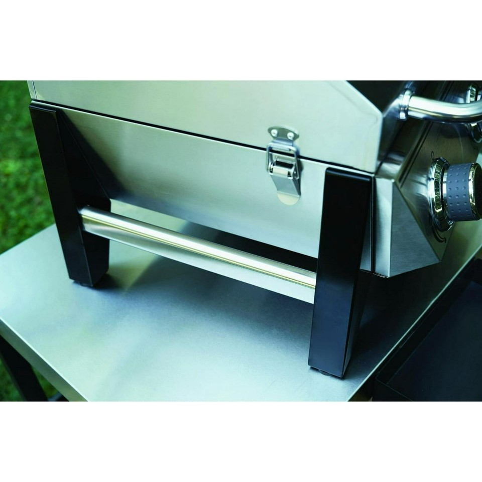 Expert Grill 2-Burner Tabletop Gas Grill, Stainless Steel, 13,000 BTUs ...