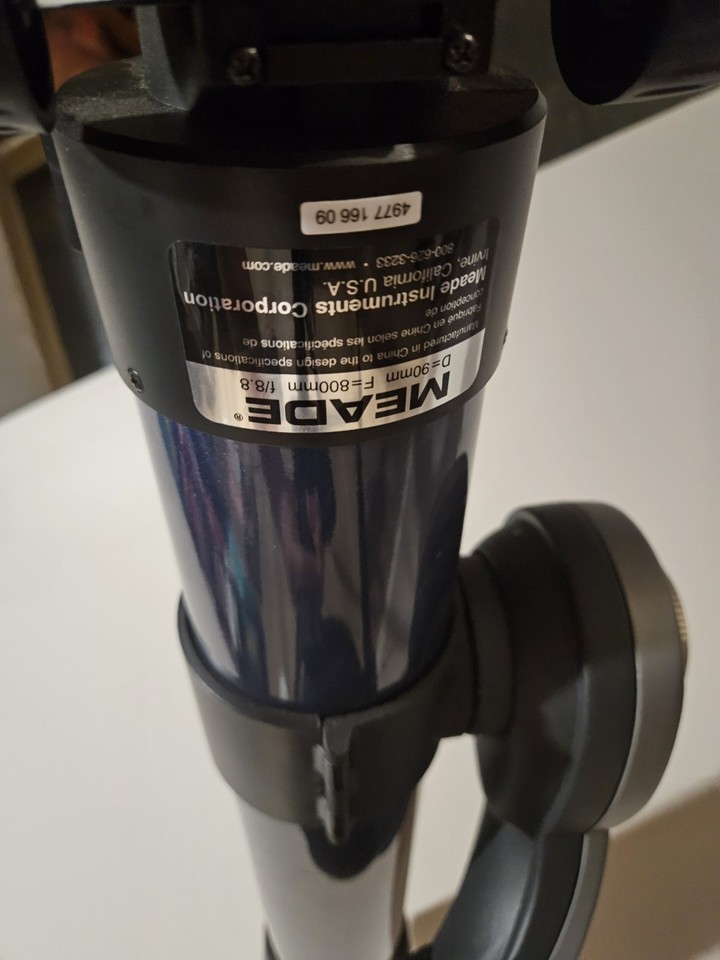 Meade Telescope refracting d=90mm f=800mm f/8.8 . | eBay