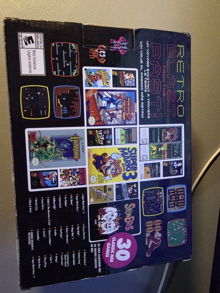 Retro Nintendo nes classic console with tons of original nes Mario ...