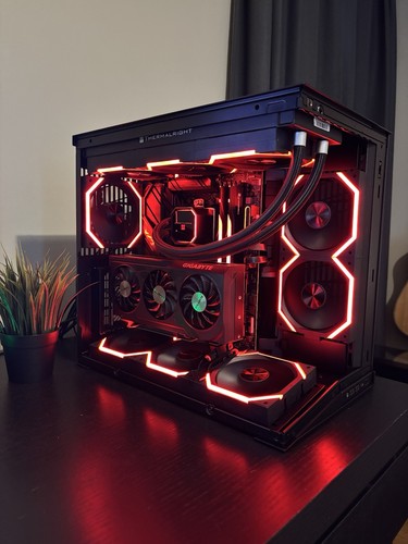 Custom 7800X3D + 4070 Super OC Gaming PC in New Lian Li Mini V2 | eBay