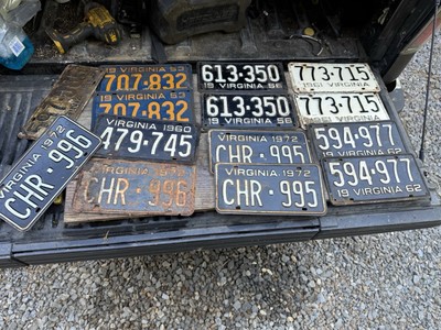 Virginia License Plates Lot pair DMV Paired | eBay
