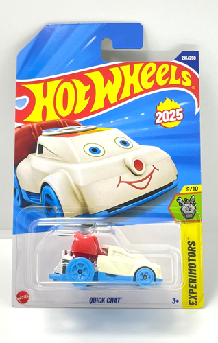 Hot Wheels 2025 Case M QUICK CHAT Long Card with FREE Protector | eBay
