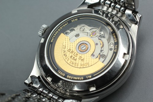 [N MINT] ORIS 7470 Pointer Date White Dial 34mm White Dial Automatic ...