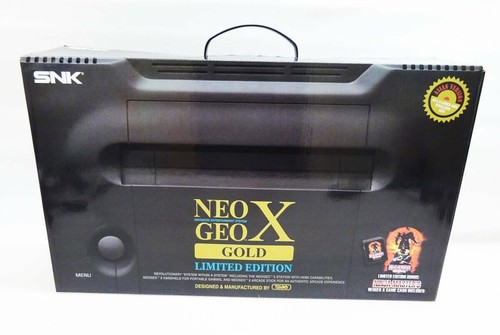 SNK NEO GEO X GOLD Limited Edition Console System with Box [New in ...