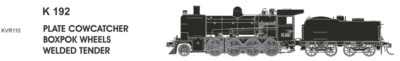 SDS Models HO K Class 192 Plate Cowcatcher Locomotive DC KVR110 KVR310 ...