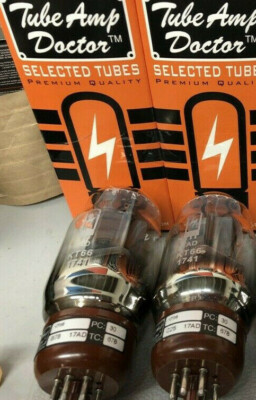 Matched pair Tube Amp Doctor TAD KT66-STR Genalex Tube Remake 6L6 QUAD ...