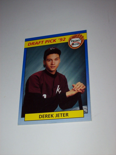 1992 Front Row baseball Derek Jeter Draft Pick Rookie Card #55 EX-NM | eBay