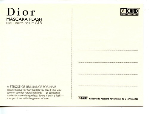 Christian Dior Mascara Flash Highlights for Hair-Modern Advertising ...