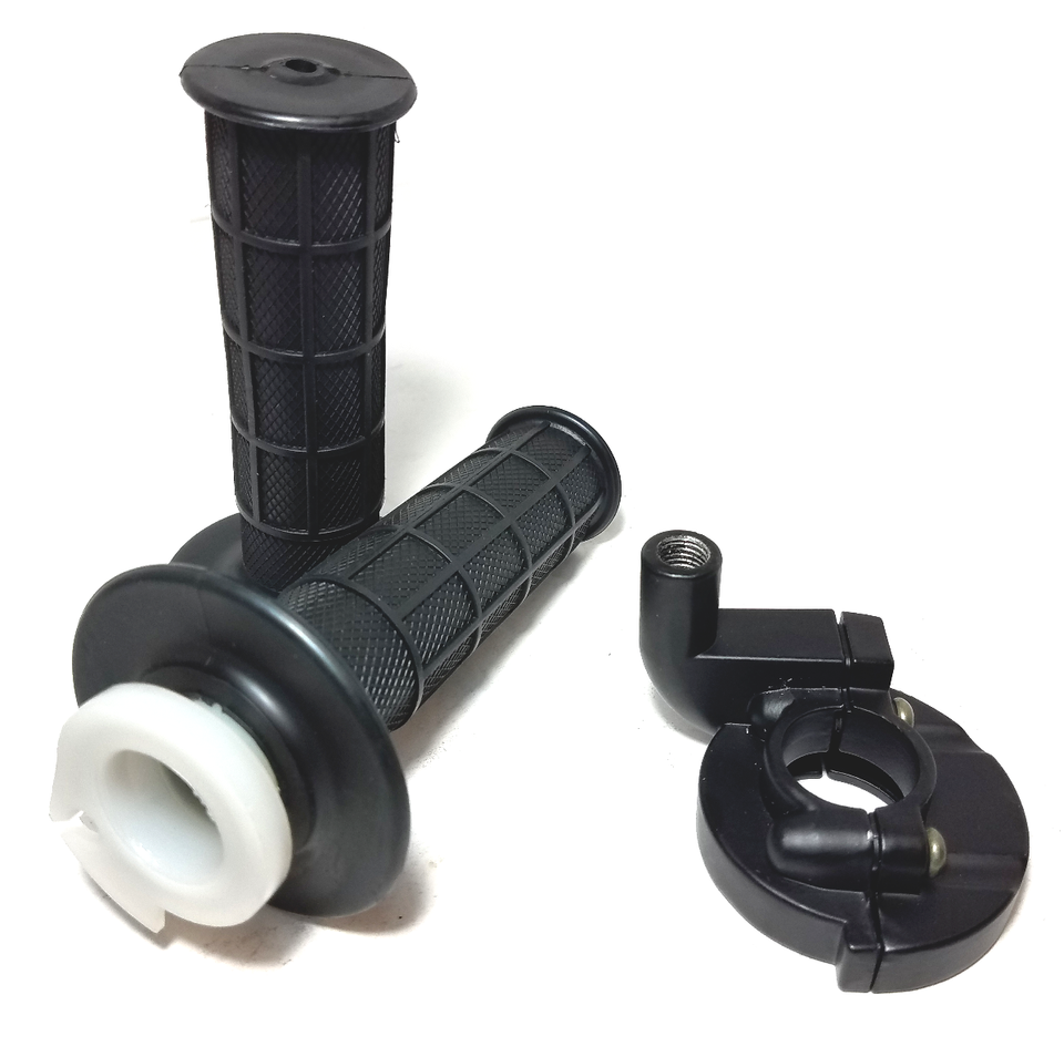 HAND GRIPS THROTTLE HOUSING CABLE SET BAJA WARRIOR MB165 MB200 5.5HP 6 ...