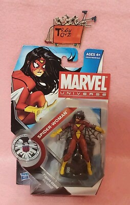 MARVEL UNIVERSE SPIDER WOMAN ACTION FIGURE JESSICA DREW SERIES 3 HASBRO ...