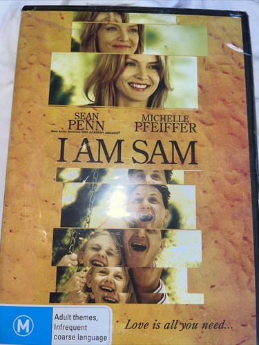 I Am Sam DVD Sean Penn Michelle Pfeiffer BRAND NEW & SEALED Region 4 ...